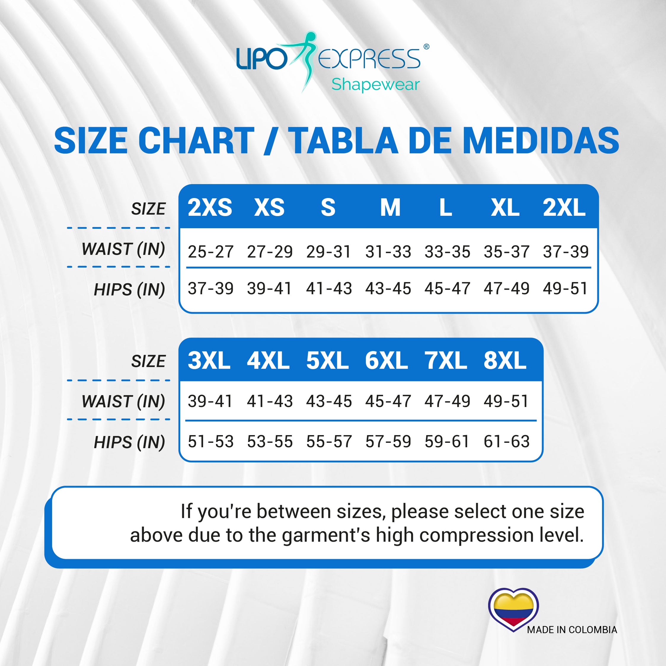 2026- Ejecutiva Colombian Body Shaper — Lipo Express